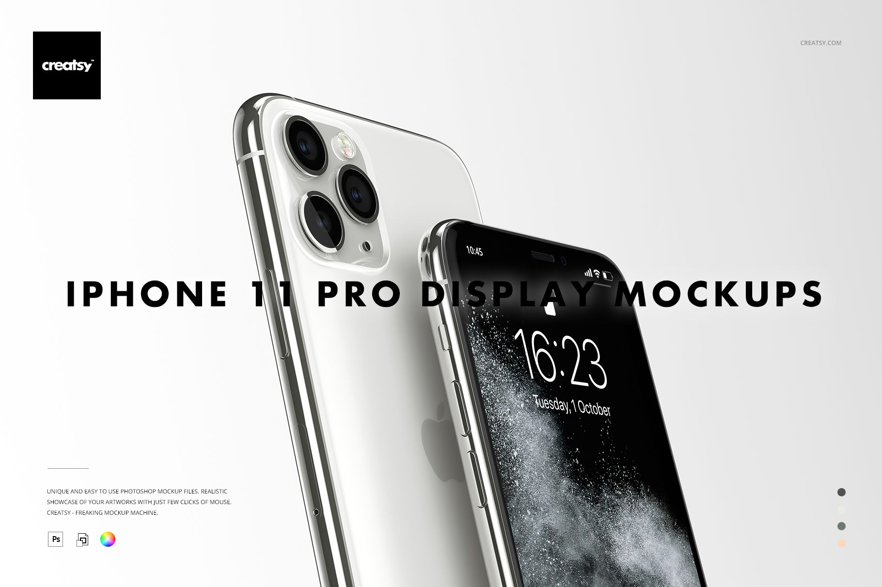 iPhone 11 Pro Display Mockup Set | Creatsy®