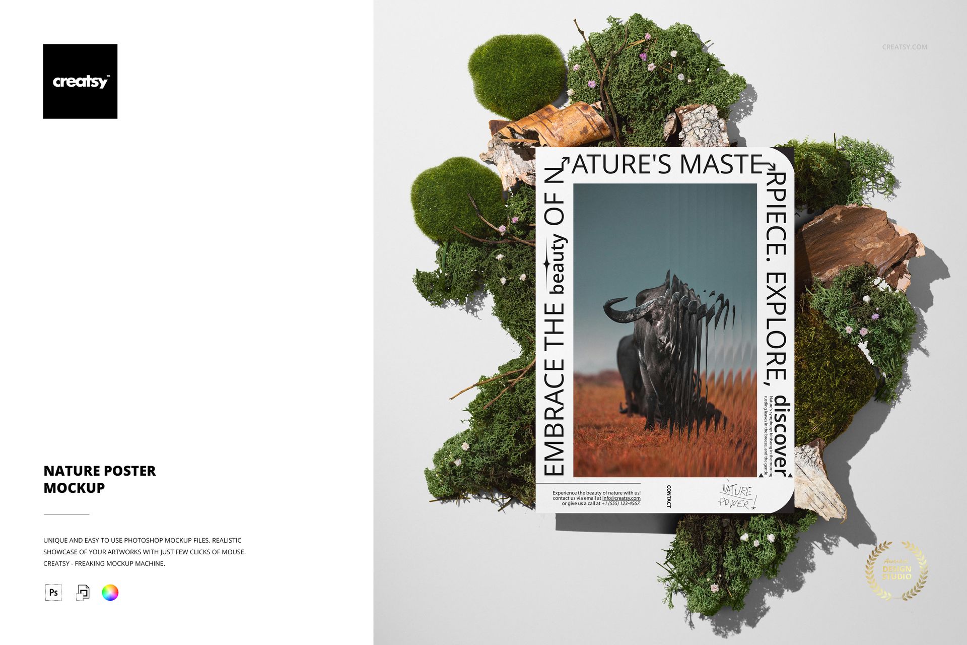 Nature Poster Mockup | Creatsy®