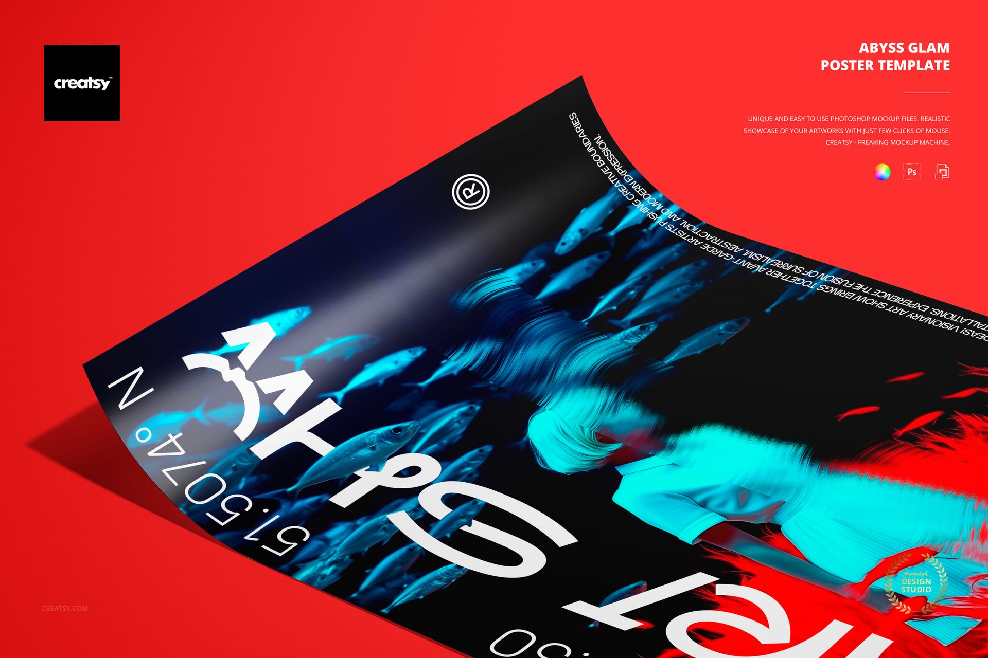 Abyss Glam Poster Template | Creatsy®